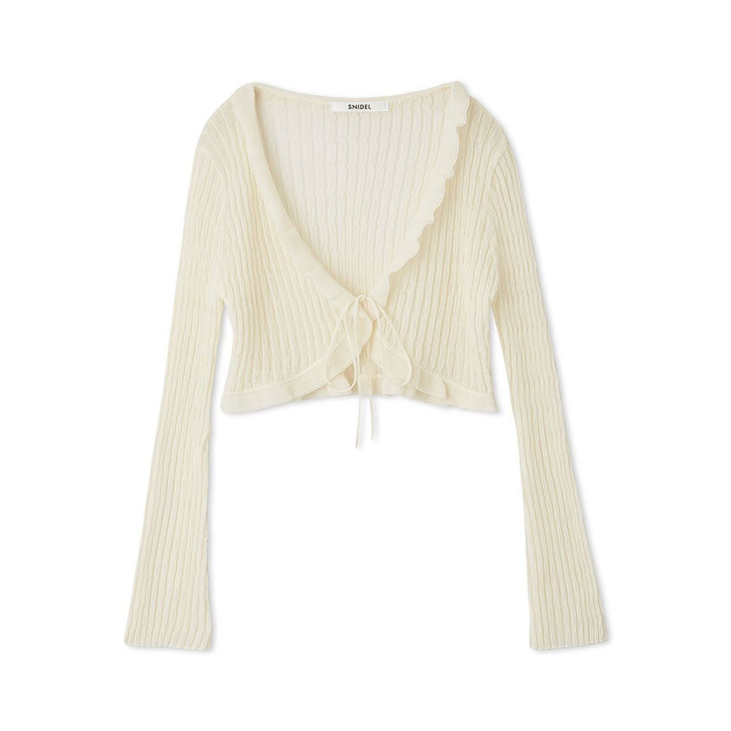 SNIDEL（スナイデル） SALE30%OFF ボレロシアーカーディガン