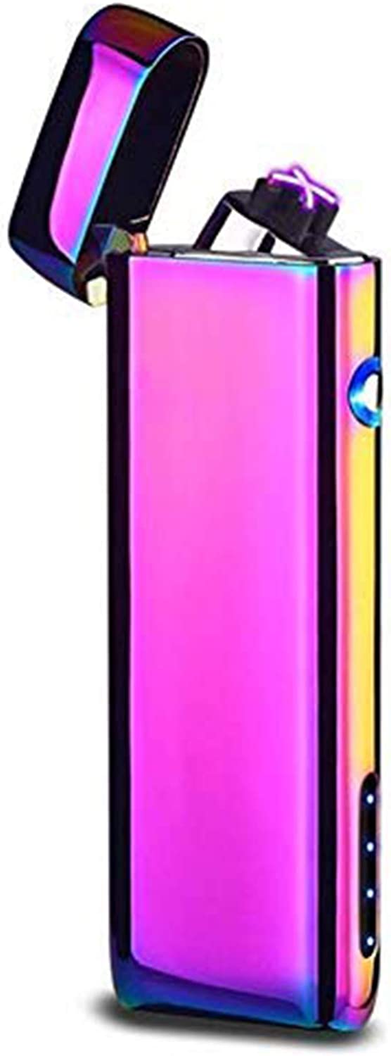 電子ライター プラズマライター USB ライター 第二代充電式USB 小型 防風 電池残量表示 おしゃれ 誕生日 記念日 プレゼント スリム 小型 軽量 :y22110201 ...