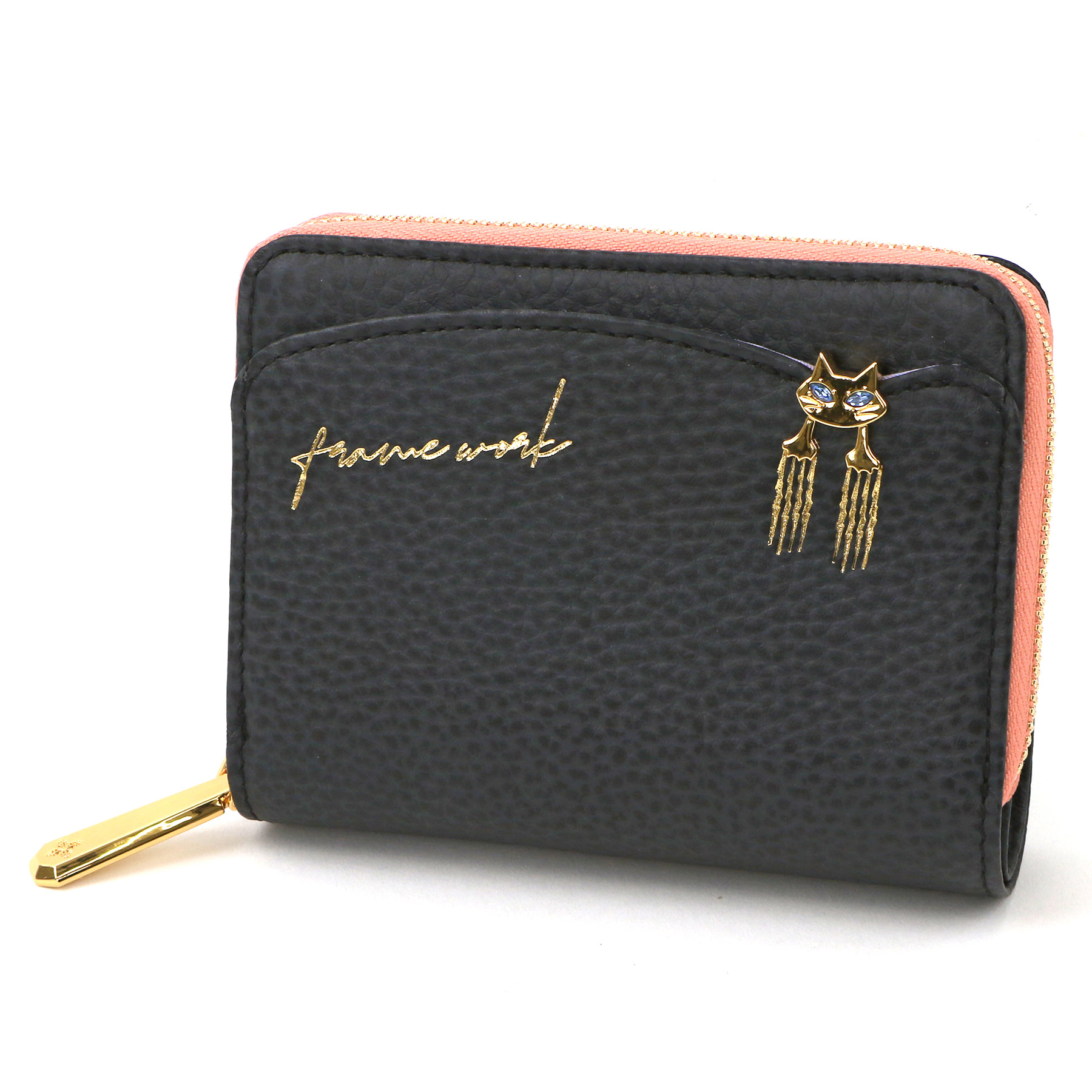 FRAMeWORK 【最大p35％ 3年保証＋プレゼント付】 FRAME WORK フレームワーク キトン 小銭入れ付き二つ折り財布 0045001 : こだわりのブランド Sentire ...