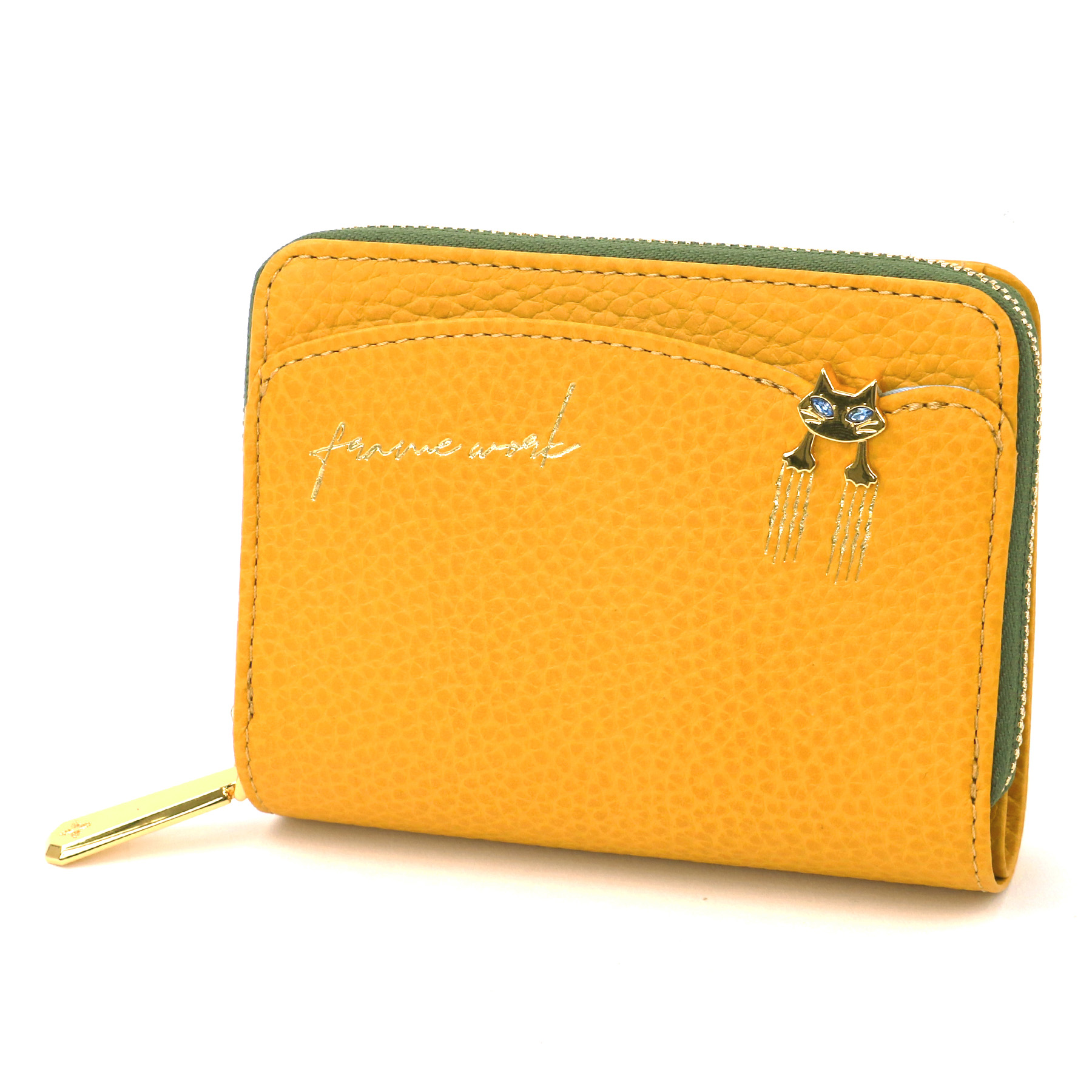 FRAMeWORK 【最大p35％ 3年保証＋プレゼント付】 FRAME WORK フレームワーク キトン 小銭入れ付き二つ折り財布 0045001 : こだわりのブランド Sentire ...