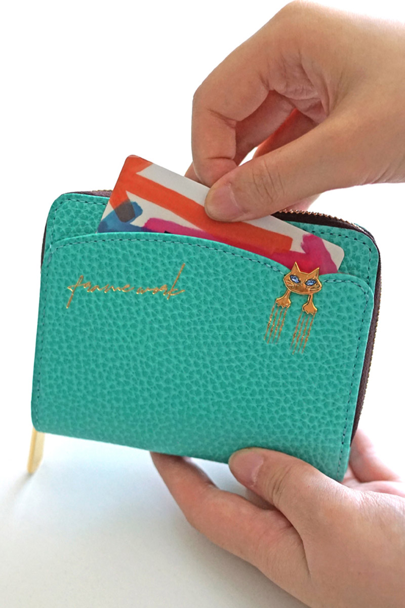 FRAMeWORK 【Wプレゼント付】 FRAME WORK フレームワーク キトン 小銭入れ付き二つ折り財布 0045001 : こだわりのブランド Sentire-One - 通販 ...