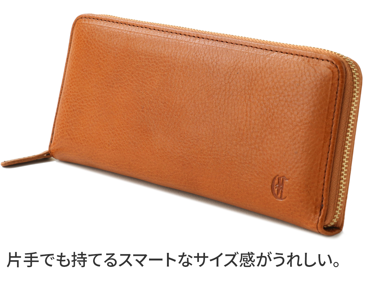 CLEDRAN（クレドラン） 3年保証付 FLAM フラム 小銭入れ付き長財布（ラウンドファスナー式） CR-CL3534 : こだわりの ...