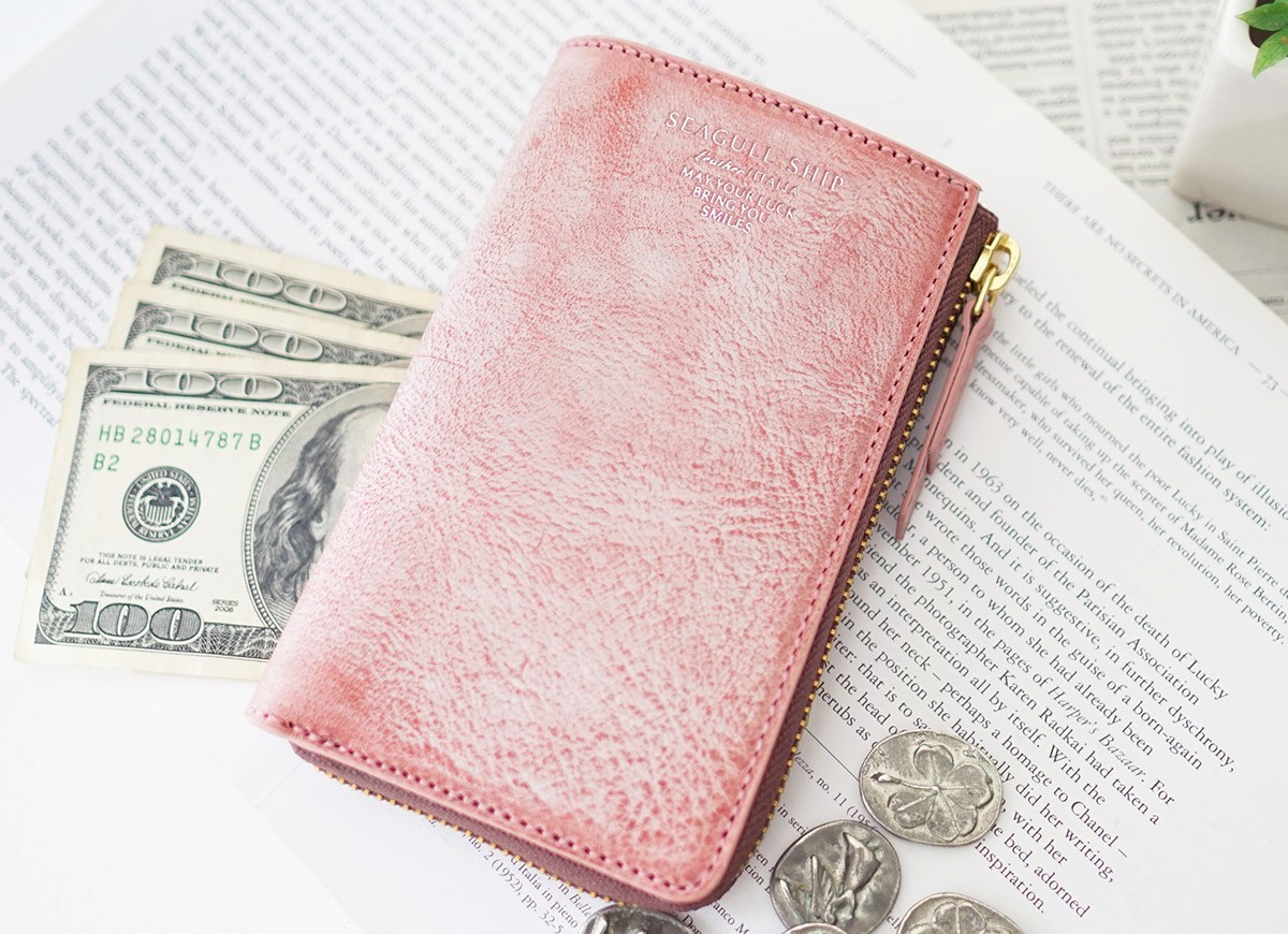 【最大p29％おみくじタオル＋α】 SEAGULL SHIP シーガルシップ ラペルラアズーラアラスカレザー 小銭入れ付きミニ財布（L字 ...