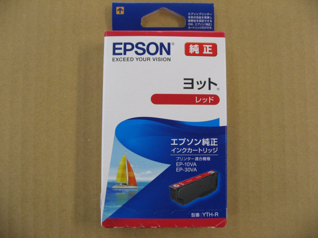 【使用推奨期限 2024.10】 EPSON エプソン 純正インクカートリッジ YTH-R 純正プリンターインク Colorio（カラリオ） レッド ...