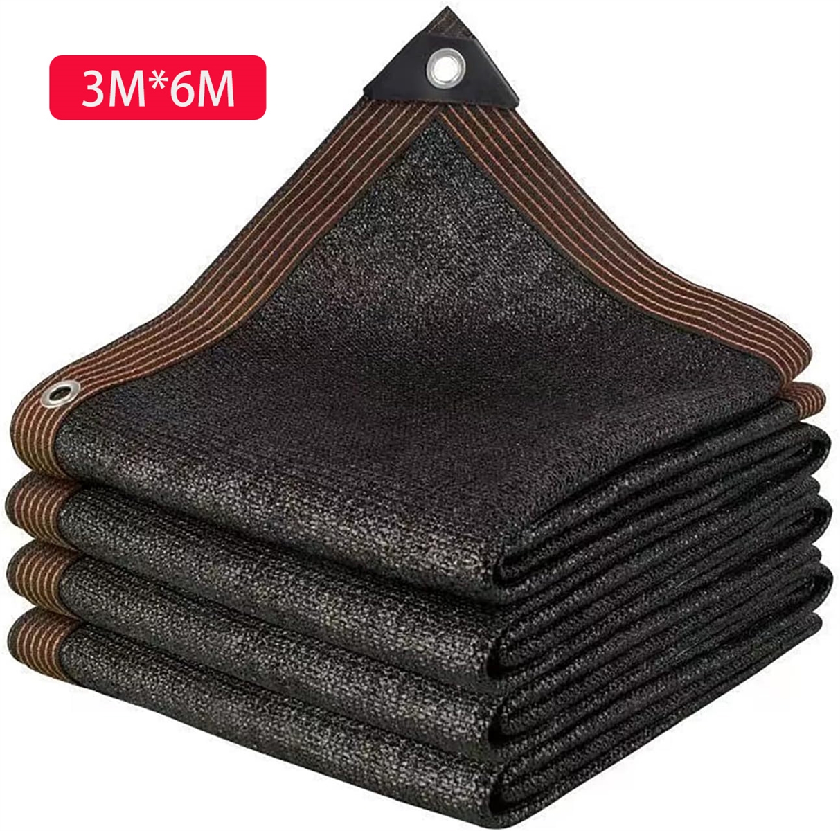 遮光ネット 3Mx6M ベランダ 窓 カーポート ルーフ ヤード パーティー 廊下 農業 2M 4M 5M( 幅3M, 長さ6M) : セブン ...