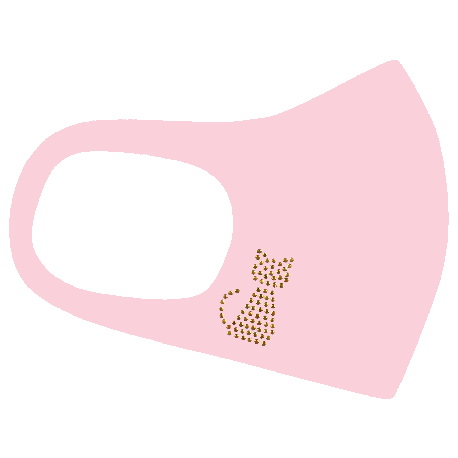 IKplus マスク 日本製 MA-07n 1枚入り ネコちゃんビジューマスク 3d立体 接触冷感 UVカット 吸水速乾 帯電防止 洗える 抗菌 キッズ レディース : IKplus - 通販 ...