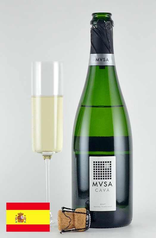 ヴァルフォルモッサ カヴァ ムッサ ブリュット Vallformosa Mvsa Cava Brut スパークリングワイン : しあわせワイン ...