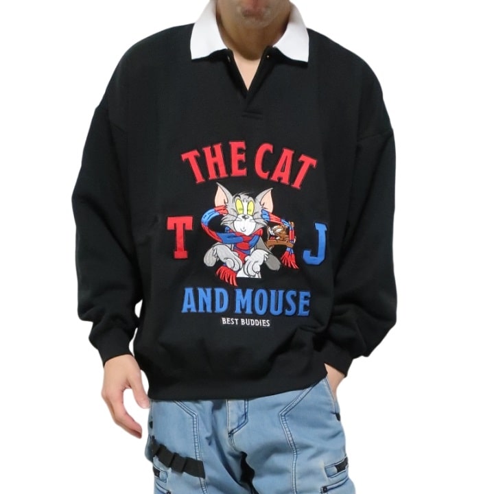 トムとジェリー スウェット/ポロ 刺繍 メンズ アニメ 裏起毛 オーバーサイズ 長袖/トップス SEQUENZ TOM&JERRY :KYA99:シンキロウ・ジャケット - 通販 ...