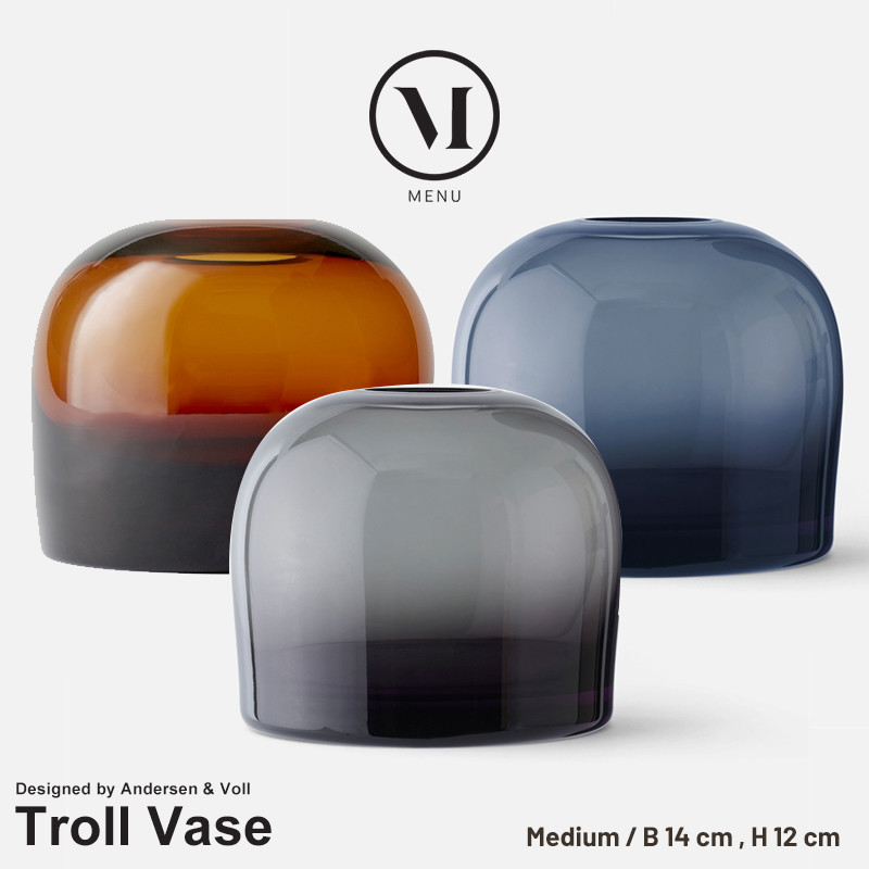 Audo Copenhagen Troll Vase トロールベース M デザイン Andersen & Voll 花瓶 フラワーベース ...