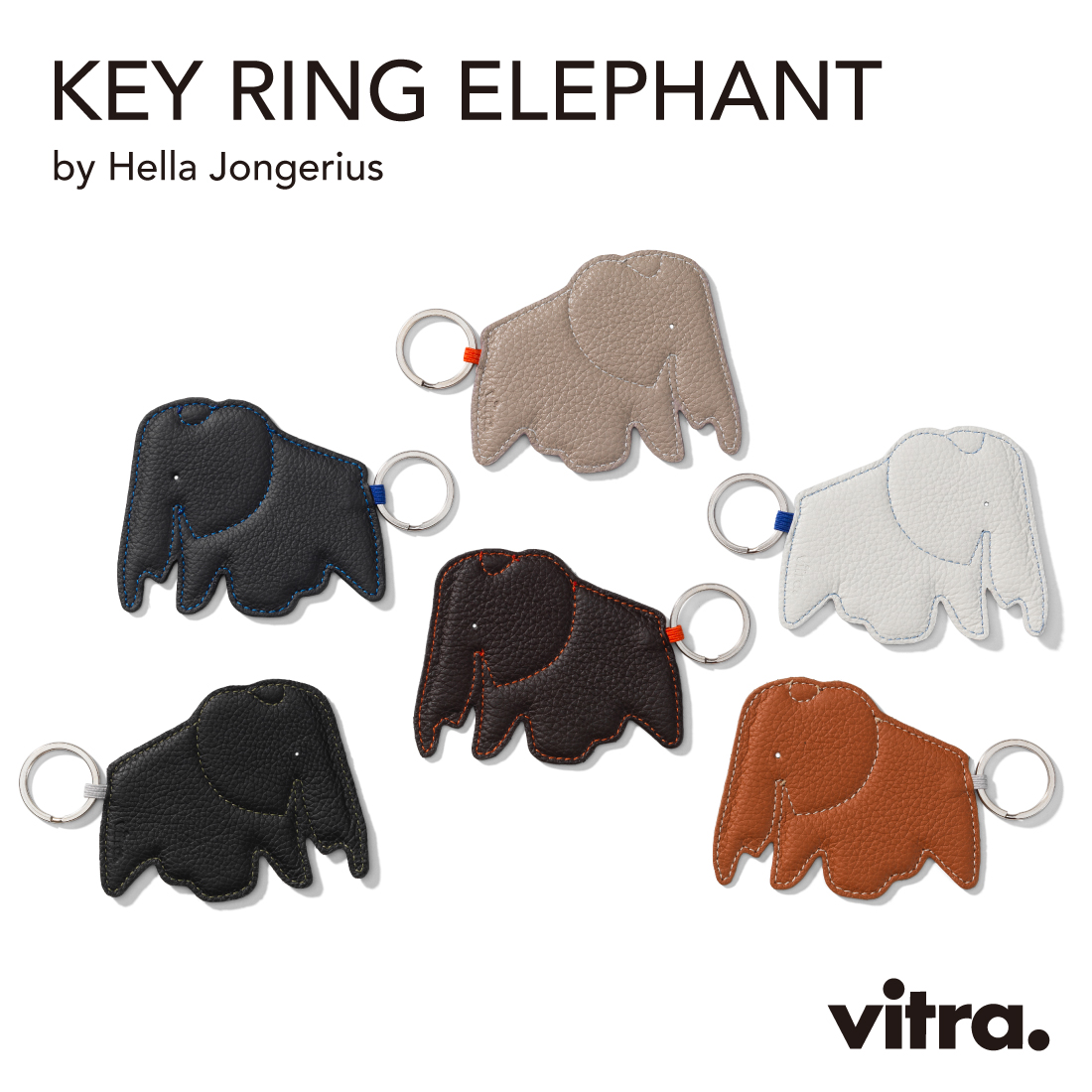 【レビュー特典あり】【母の日ギフト】vitra ヴィトラ Key Ring Elephant キーリング エレファント ヘラ・ヨンゲリウス ...
