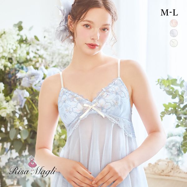 Risa Magli リサマリ ナーラ カップ付き スリップ ロング キャミソール ランジェリー : SHIROHATO(白鳩) - 通販 - Yahoo!ショッピング