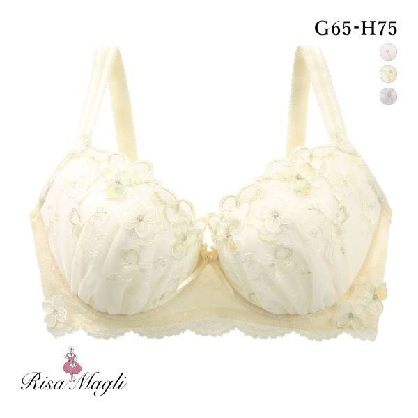 Risa Magli（リサマリ） マティア 3/4カップ ブラジャー GH グラマーブラ 大きいサイズ : SHIROHATO(白鳩) - 通販 - Yahoo!ショッピング