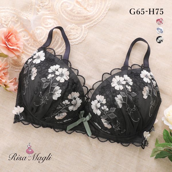 Risa Magli リサマリ プティット ブラジャー GH グラマーブラ 大きいサイズ : SHIROHATO(白鳩) - 通販 - Yahoo!ショッピング