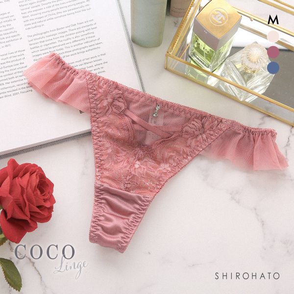 COCO Linge ココランジェ グラマラスコード Tバック ショーツ : SHIROHATO(白鳩) - 通販 - Yahoo!ショッピング