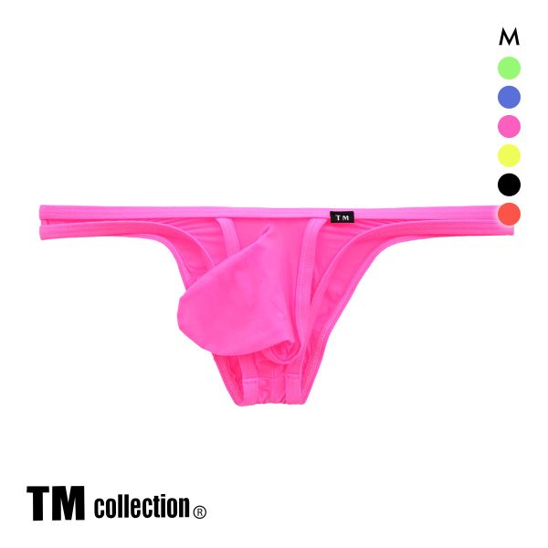 TM COLLECTION ティーエム コレクション Clearskin MAX Bulge カップぷっくり ビキニ M 透け メンズ バルジ ...