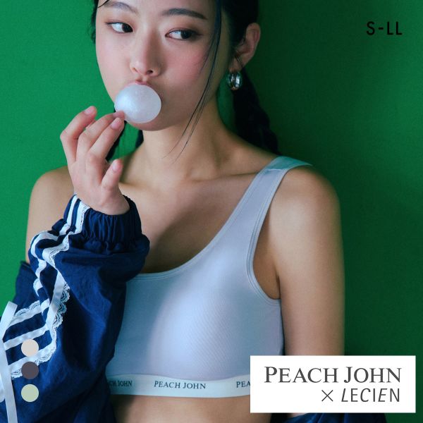 ルシアン PEACH JOHN×LECIEN ハーフトップ SPORTSタイプ スポブラ スポーツブラ LECIEN ティーン ピーチジョン PJコラボ : SHIROHATO(白鳩 ...