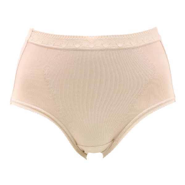 おなか2重で快適サポート 綿混 美腹 ウエストレース ショーツ :9614484W:SHIROHATO(白鳩) - 通販 - Yahoo!ショッピング