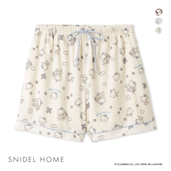 SNIDEL（スナイデル） スナイデルホーム ハローキティ 総柄ショートパンツ パジャマ ルームウェア HELLO KITTY SNIDEL HOME : SHIROHATO(白鳩) - 通販 ...