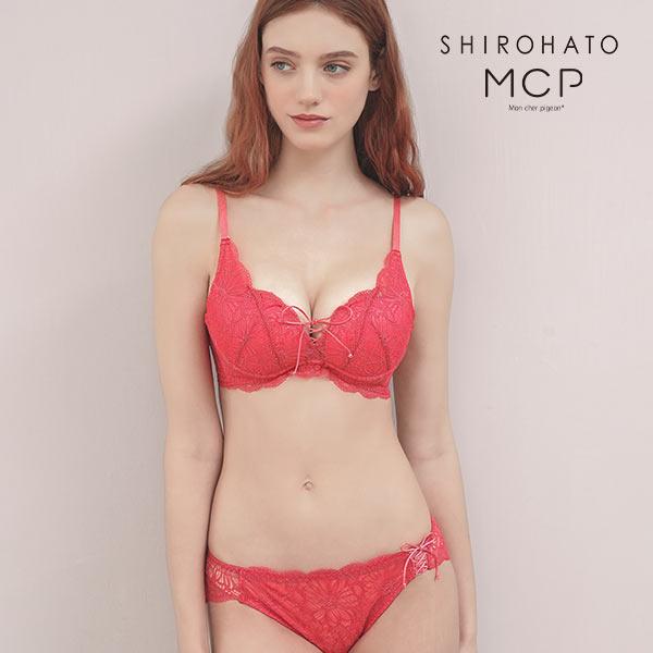 モンシェルピジョン Mon cher pigeon リュバン ブラジャー ショーツ セット ABCDEF :MCP1021:SHIROHATO(白鳩) - 通販 - Yahoo!ショッピング