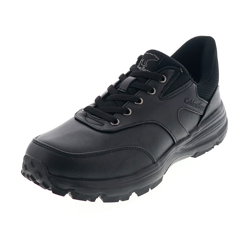 Golden Bear ゴールデンベア メンズ ハンズフリー 防水 スニーカー コートタイプ 幅広ワイド 4E ゴム紐 軽量 抗菌 防臭 GB ...