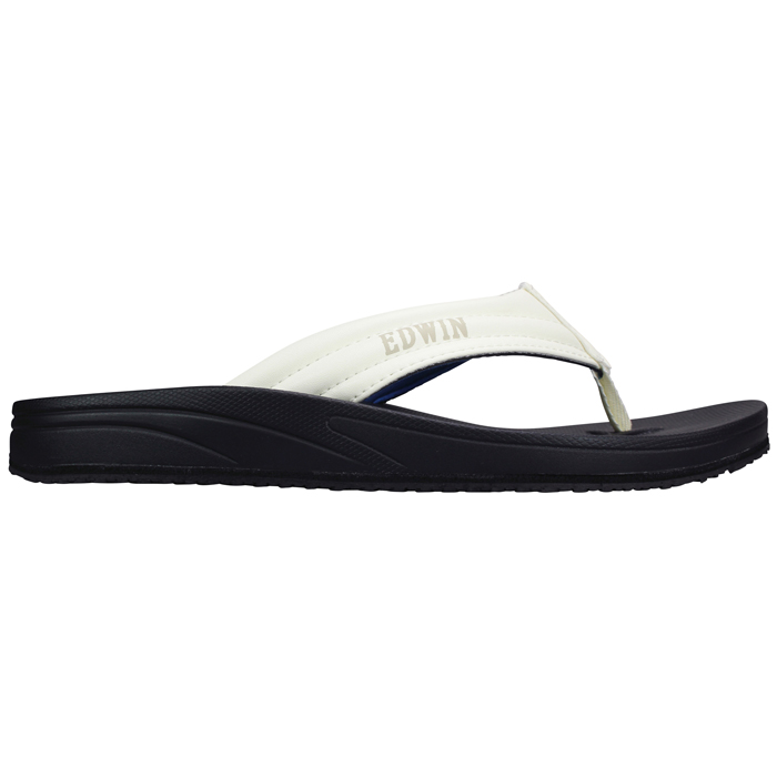 EDWIN（エドウィン） ビーチサンダル EW5124 ブラック カーキ ホワイト Mサイズ〜LLサイズ メンズ サンダル トングサンダル スライドサンダル 履きやすいサンダル : 靴ショップ ...