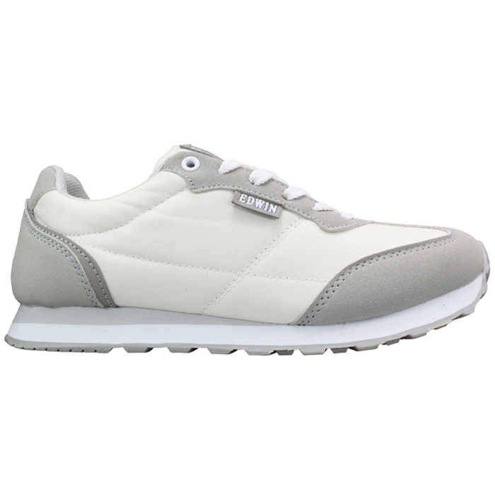 EDWIN スニーカー エドウィン レディース EDW4327 グレー ブラック 23cm〜24.5cm カジュアルシューズ ローカットスニーカー 婦人靴 紐靴 運動靴 軽い靴 : 靴ショップ ...