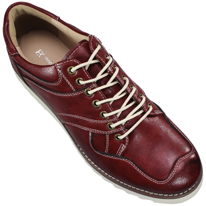 HIROKO KOSHINO カジュアルシューズ HOMME HR5903 ブラック ワイン ブラウン 25cm〜27cm メンズ フェイク ...