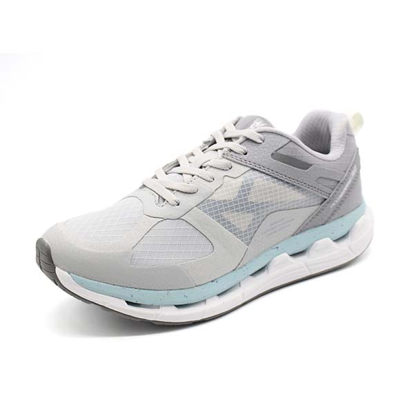 スニーカー レディース 靴 黒 ブラック 灰色 グレー 防水 軽量 軽い 通気性 蒸れない 反射材 4E 幅広 甲高 おしゃれ シンプル リラフィット relafit RF0120 ...