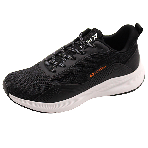 TULTEX スニーカー メンズ 靴 黒 ブラック 灰色 グレー クッション性 防水 雨の日 雪 かっこいい おしゃれ シンプル 幅広 大きい ...