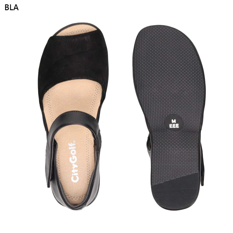 3E 幅広 ワイド ゴルフ レディース シティ City Golf プラット製法の