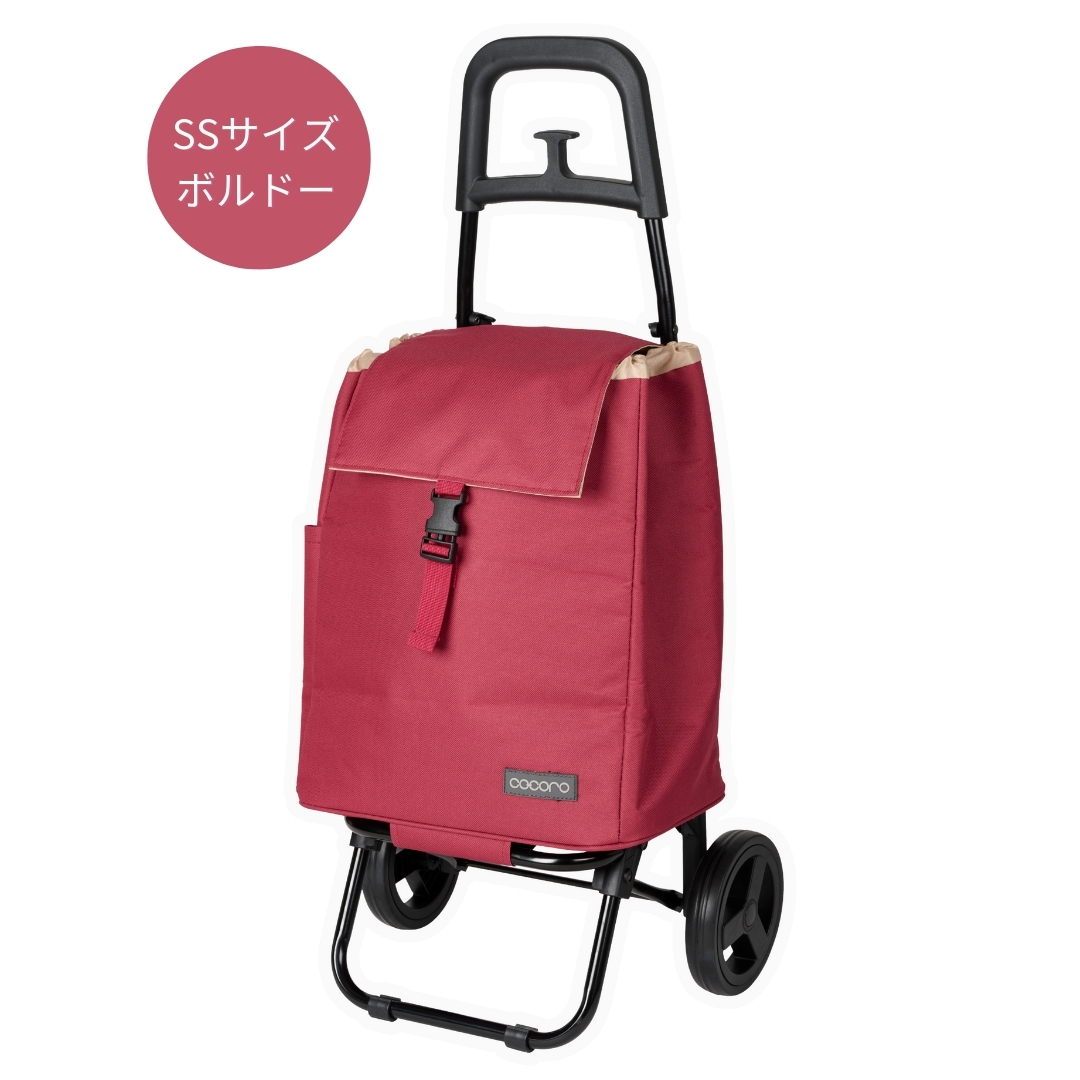 ショッピングカート SSサイズ スモールネオ cocoro 買い物カート レップ カート おしゃれ 軽量 保冷 保温 容量25L 折りたたみ 大容量 便利 自立 収納 タイヤ付 : SHOP ...