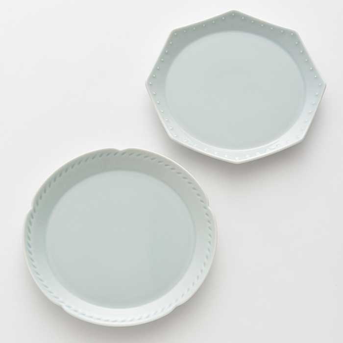 BRUNO FLOWERプレートセットΦ17cm 2枚セット | プレート 皿 取り皿 食器 デザートプレート ケーキ皿 日本製 美濃焼 ...