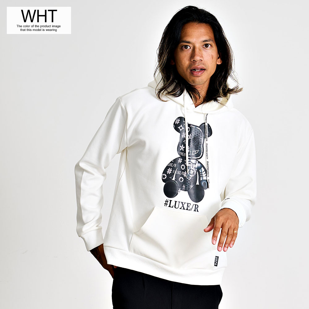 LUXE/R（ラグジュ） パーカー メンズ ブランド 長袖 プルオーバー ロゴ