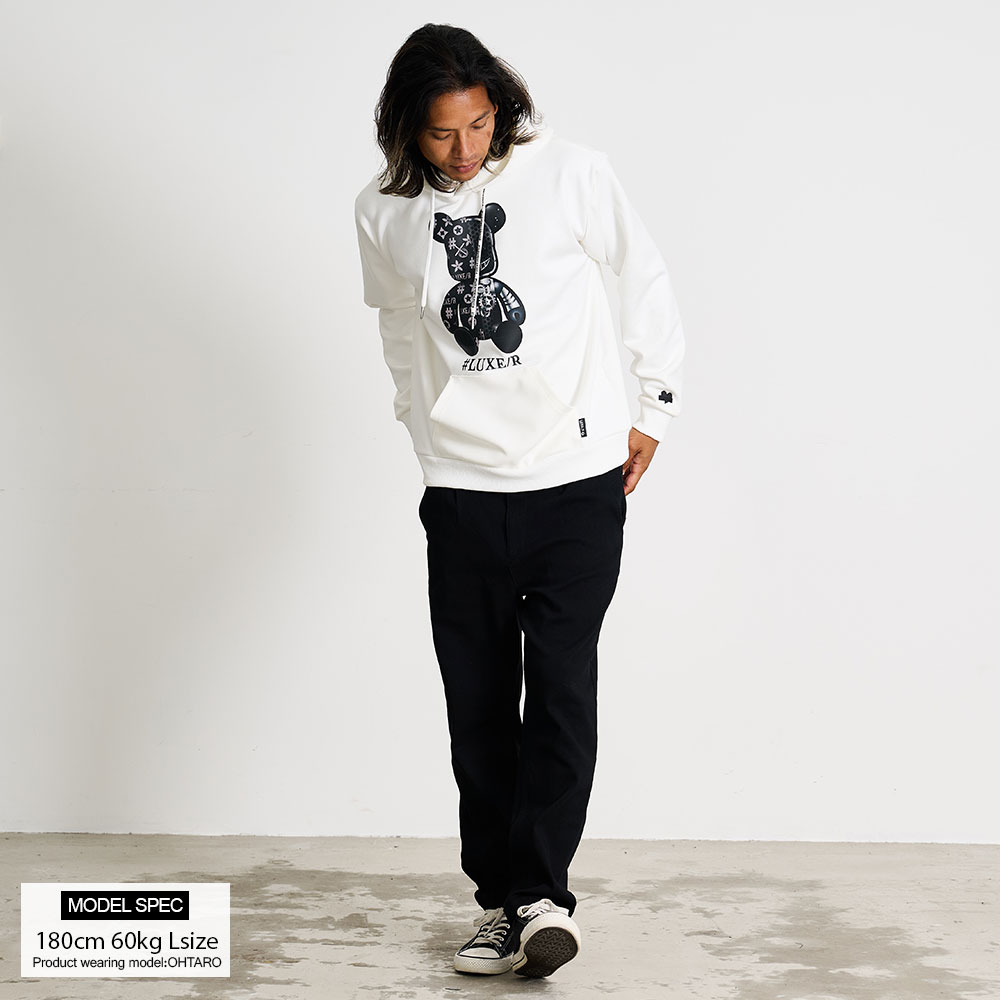 LUXE/R（ラグジュ） パーカー メンズ ブランド 長袖 プルオーバー ロゴ