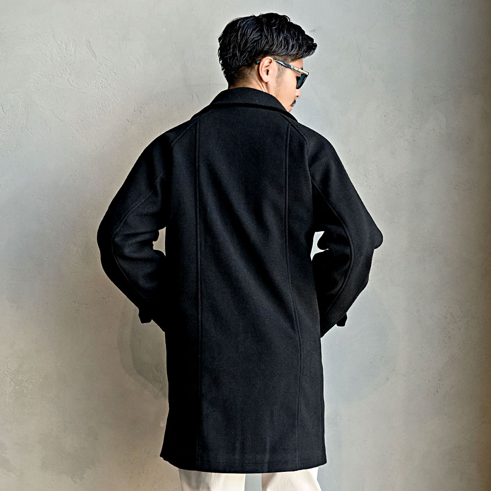 CavariA（キャバリア） ステンカラーコート メンズ ロング 立ち襟