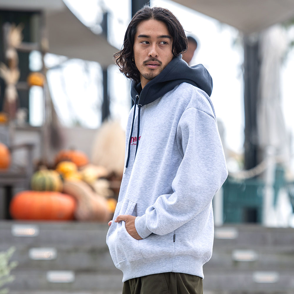 THRASHER（スラッシャー） パーカー メンズ ブランド 裏起毛 暖かい プルオーバー スウェット ポケット ゆったり ロゴ 刺繍 大きい ...