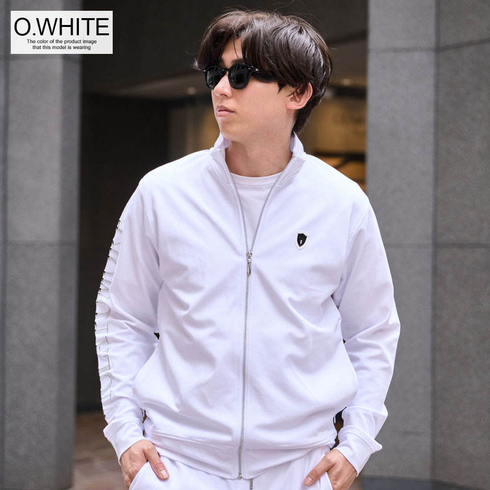 ブルゾン メンズ アウター ジップジャケット ジャージ VIOLA ヴィオラ ジップアップ スタンドカラー おしゃれ ブランド ジャージ シンプル 刺繍 ロゴ 伸縮 ストレッチ 快適 軽量 大人 秋 秋服 冬 冬服 秋冬 ちょいワル 男性 男 20代 30代 40代 50代 ファッション [Y62112] VIOLA ブルゾン メンズ アウター ジャケット ジャージ ヴィオラ ジップ