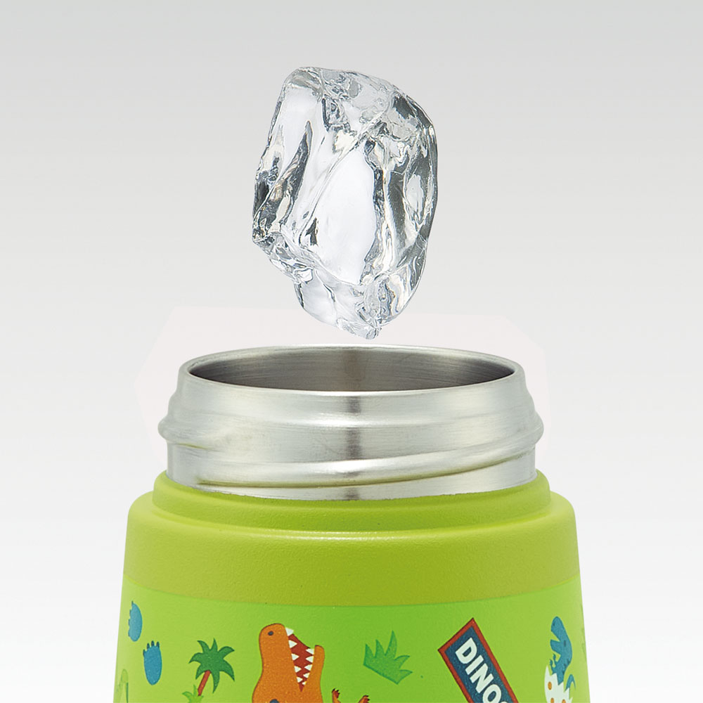 ダイカット ストロー ステンレス ボトル 370ml 水筒 保冷 専用 かわいい スケーター skater SSH4D ディノサウルス 恐竜 ダイナソー 男の子 男子 :638237 ...