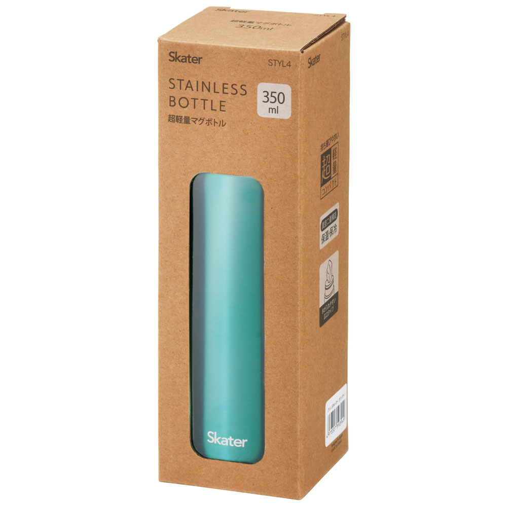 超軽量 マグ 水筒 350ml ホワイトグリーン 保温 保冷 直飲み STYL4 スケーター :593949:スケーター Yahoo!ショッピング店 - 通販 - Yahoo!ショッピング