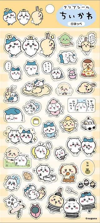 【新品/公式】ちいかわ クリアシール(6)ほっぺ 公式グッズ colleize : colleize - 通販 - Yahoo!ショッピング