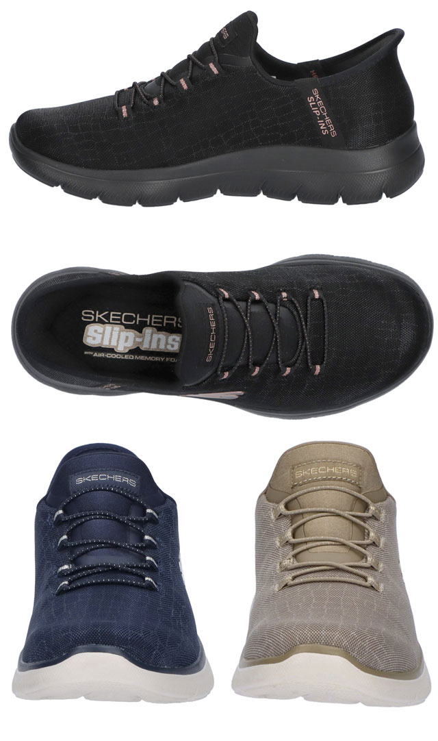 SKECHERS（スケッチャーズ） スリップインズ スリッポン レディース 手