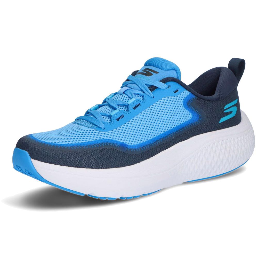 スケッチャーズ スニーカー メンズ ゴーラン スーパーソニックマックス ランニングシューズ ローカット 紐 ネイビー 246086 : t06 ...