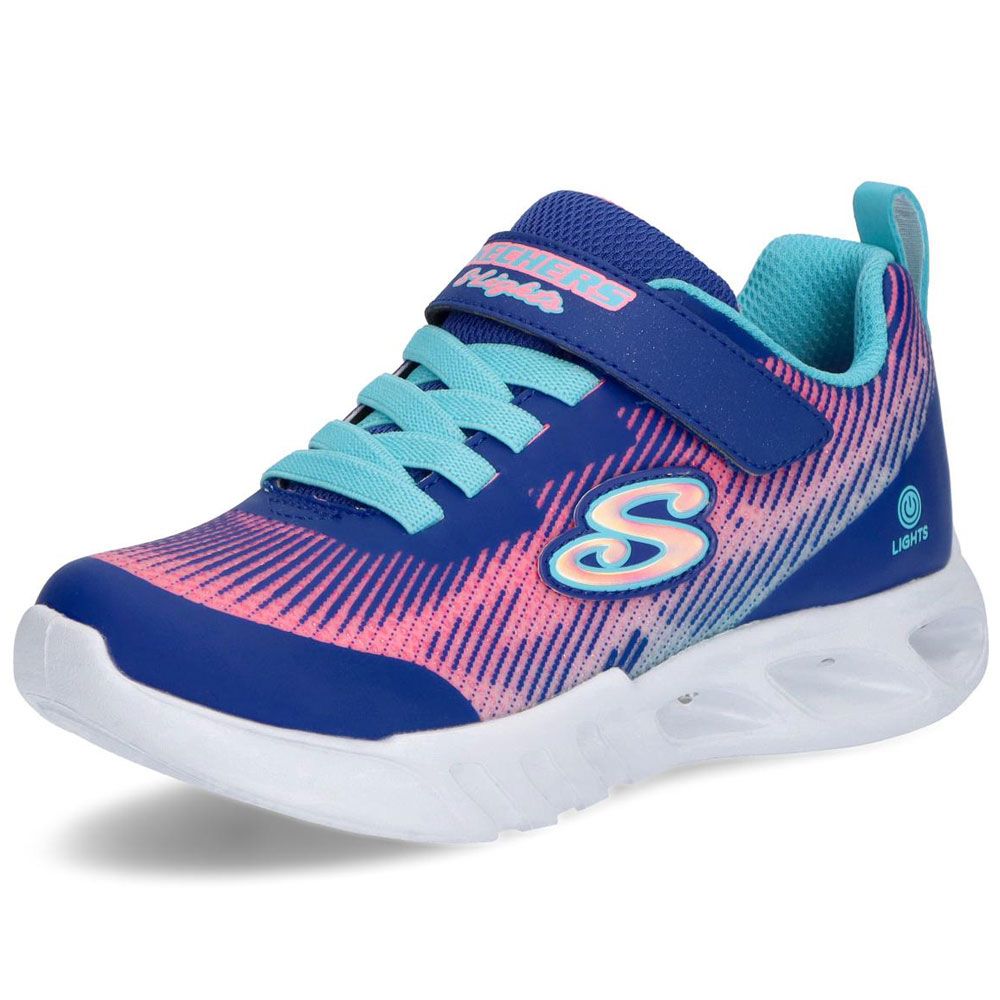 SKECHERS（スケッチャーズ） 光る靴 キッズ 女の子 スニーカー Sライツ フリッカー フラッシュ - ライト テイクオーバー LED ...