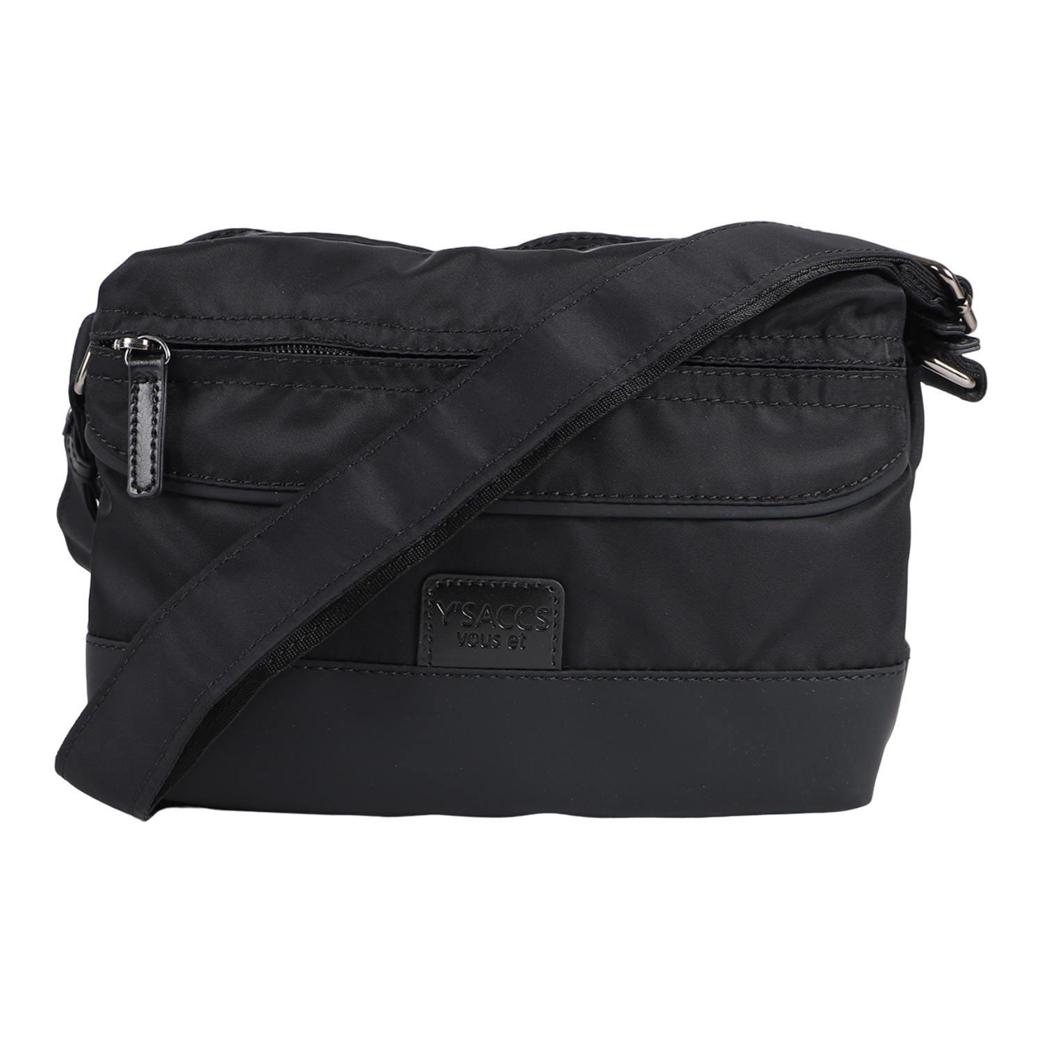 イザックヴーエ YSACCS vous et ショルダーバッグ メンズ レディース 斜め掛け SHOULDER BAG ブラック ダーク ...