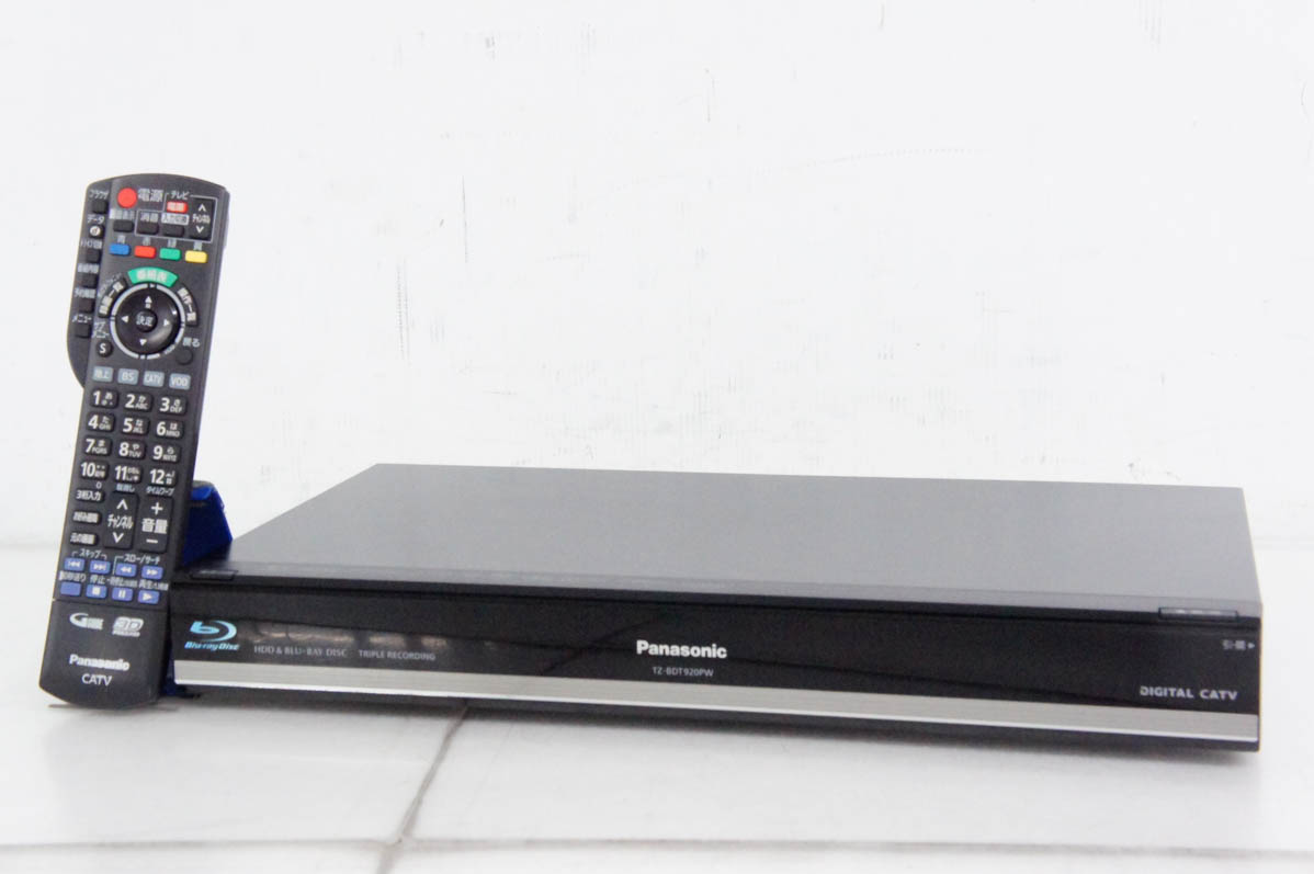 中古 Panasonicパナソニック ブルーレイディスク対応 CATVデジタルセットトップボックス TZ-BDT920PW HDD1TB内蔵 : エスネットショップ ヤフー店 - 通販 ...