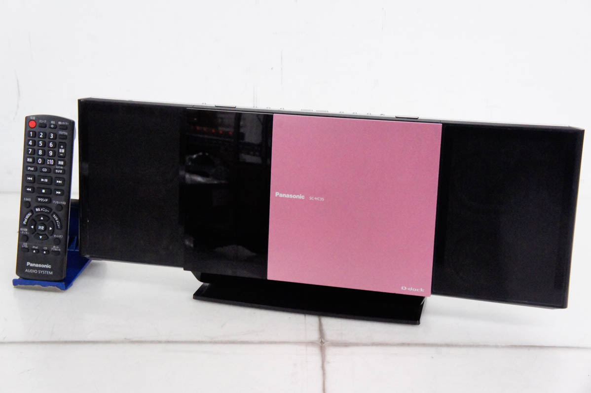 中古 Panasonicパナソニック コンパクトステレオシステム SC-HC35-S iPod/iPhone対応 D-dock : エスネット ...