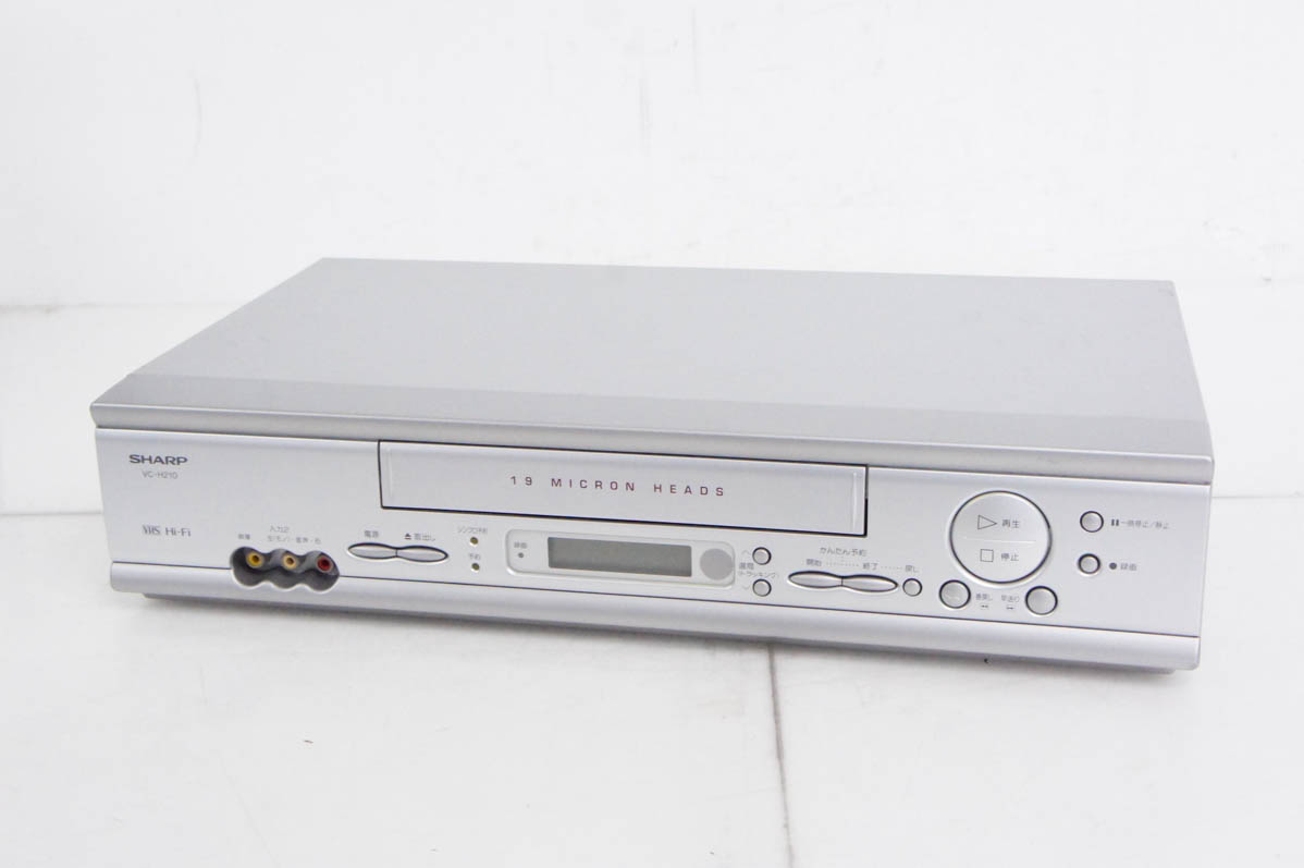 中古 SHARPシャープ ビデオカセットレコーダー VHSビデオデッキ VC-H210 : d0570225 : エスネットショップ ヤフー店 - 通販 - Yahoo!ショッピング