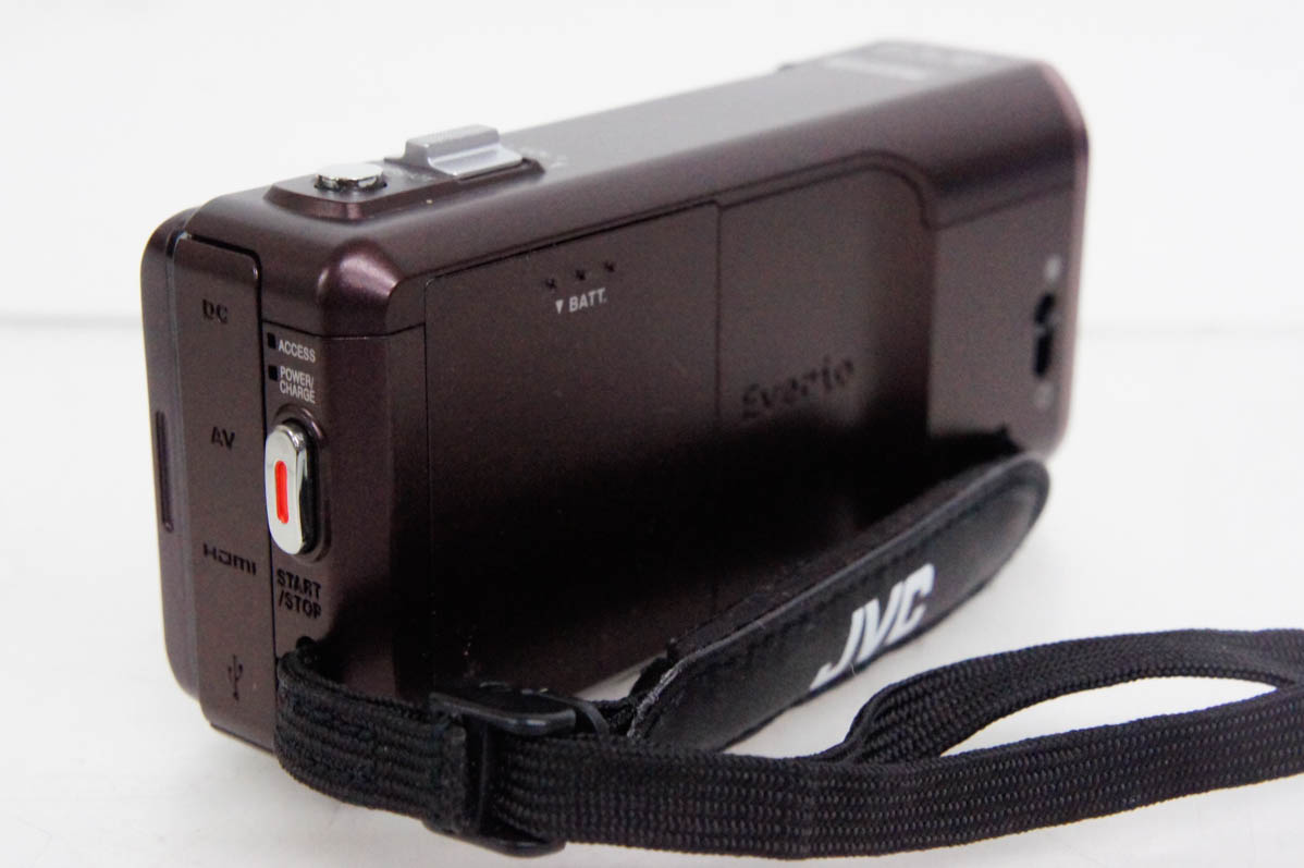 中古 JVC Victorビクター エブリオEverio ビデオカメラ GZ-V570-T ハイビジョンメモリームービー ブラウン : エス ...