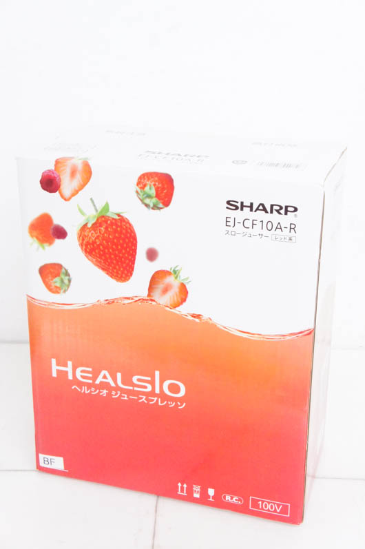 未使用 SHARPシャープ スロージューサー HEALSIOヘルシオ ジュースプレッソ EJ-CF10A-R 低速ジューサー 低速圧縮絞り : エスネットショップ ヤフー店 - 通販 ...