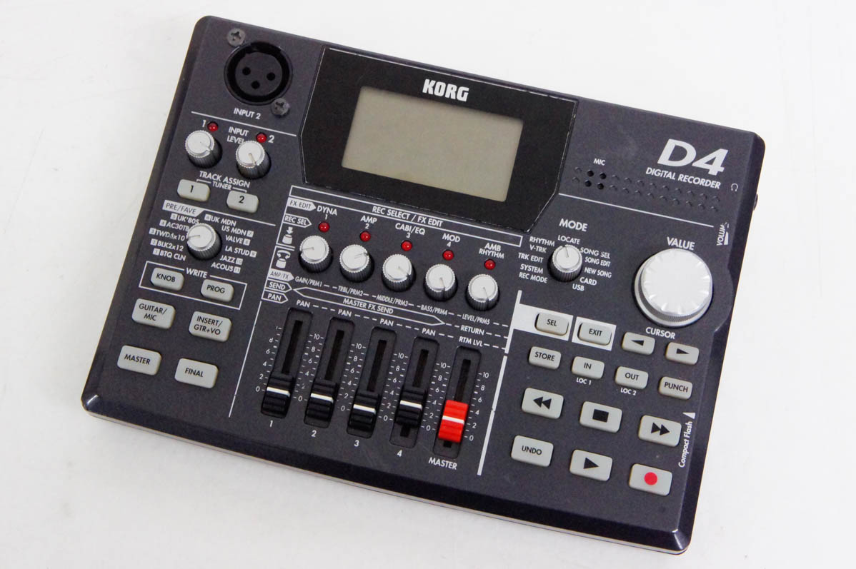 中古 KORGコルグ D4 DIGITAL RECORDER MTR : エスネットショップ ヤフー店 - 通販 - Yahoo!ショッピング